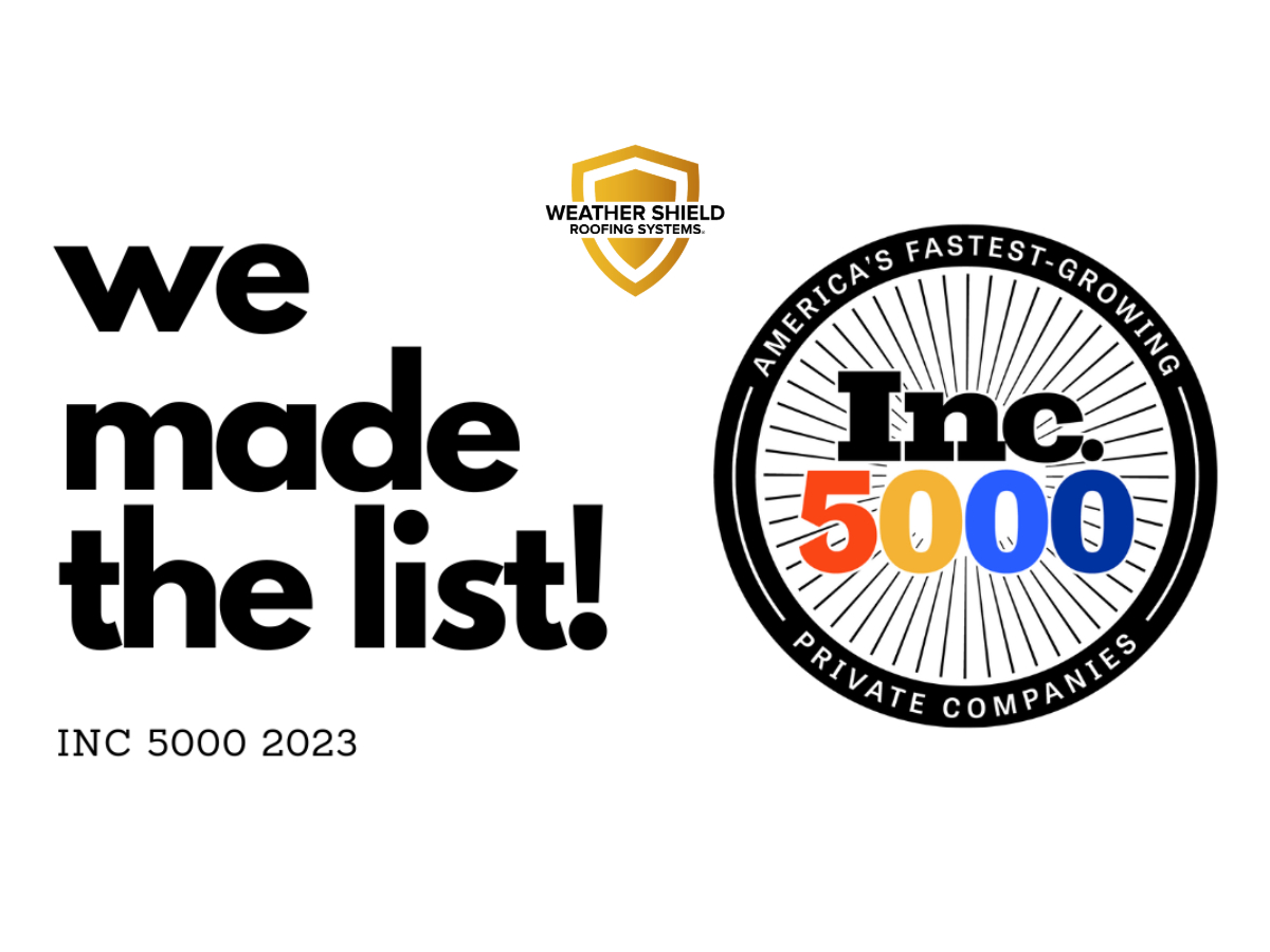 Weather Shield Ranks Among America’s Fastest-Growing Private Companies